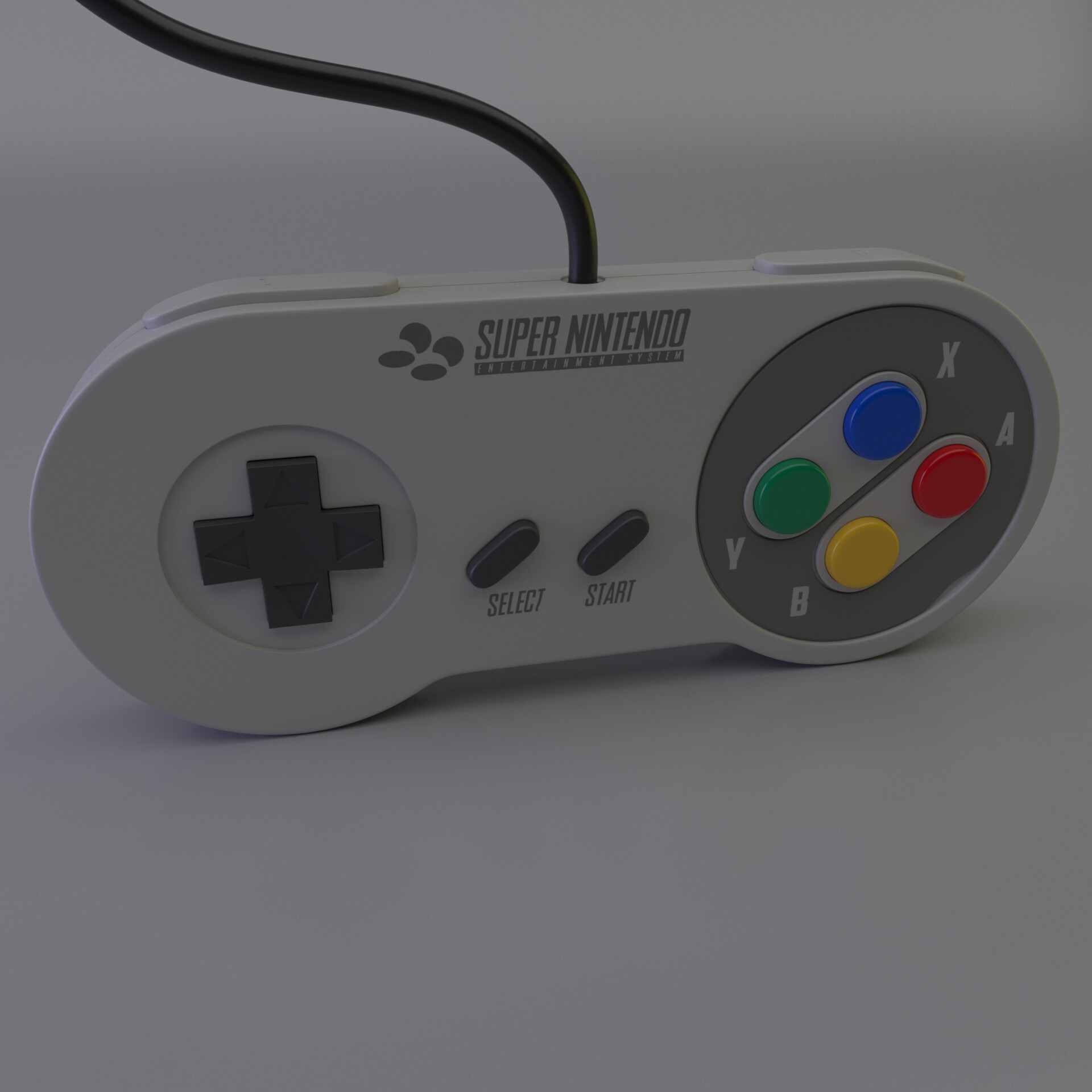 ArtStation - SNES Controller
