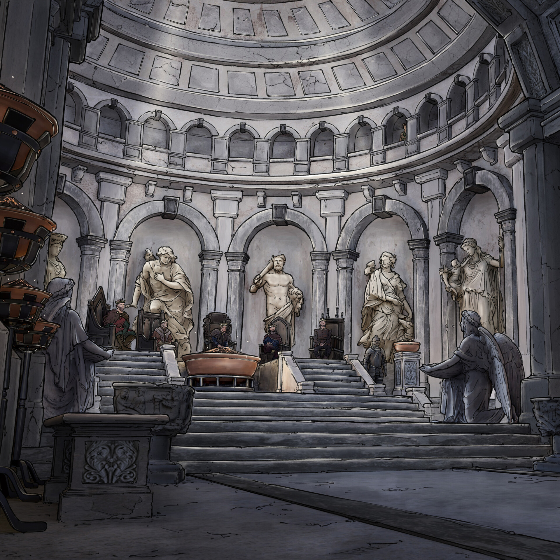 ArtStation - Belgariad - Cherek Throne Room