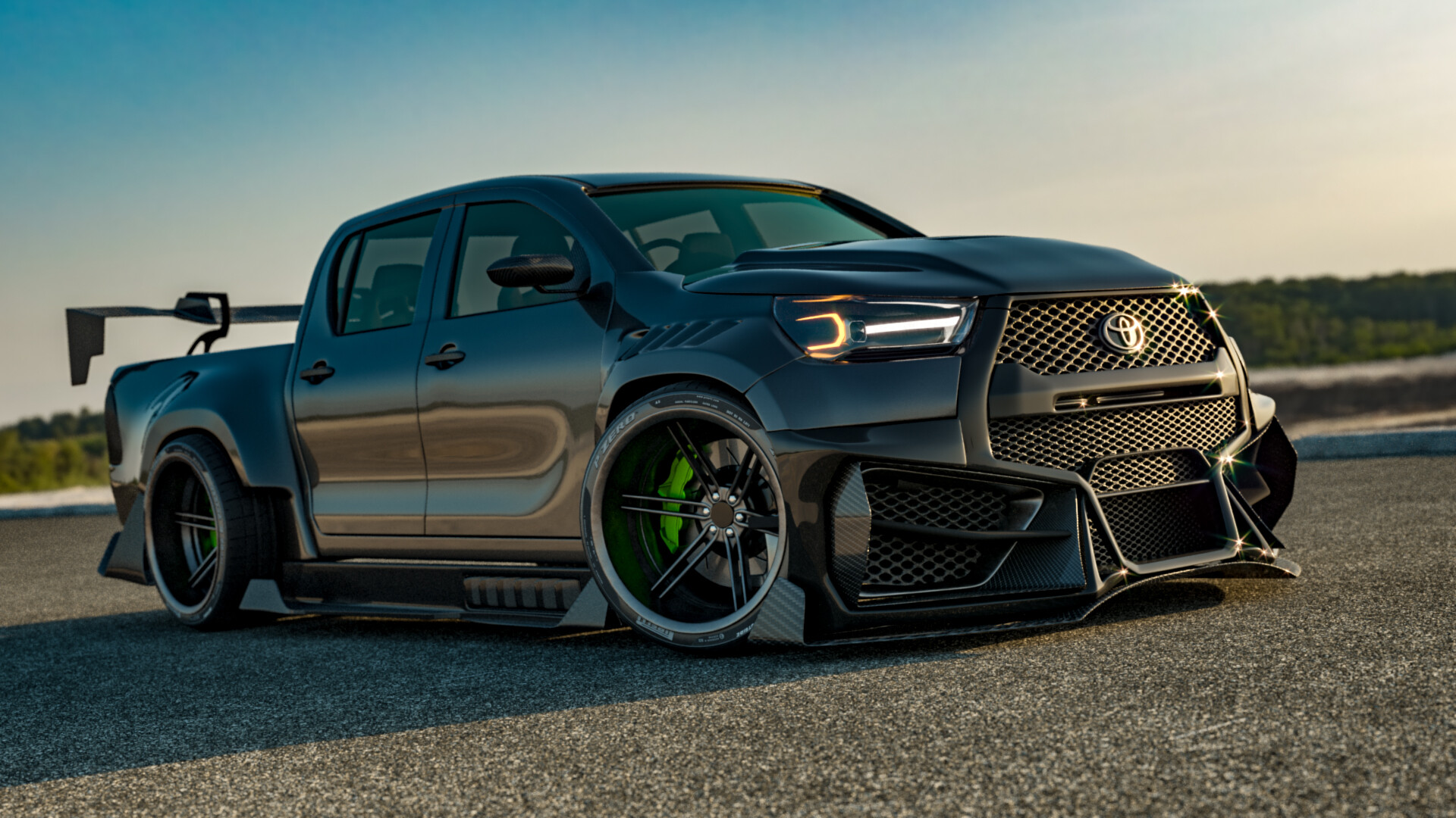 ArtStation - Full CGI Toyota Hilux Custom built.