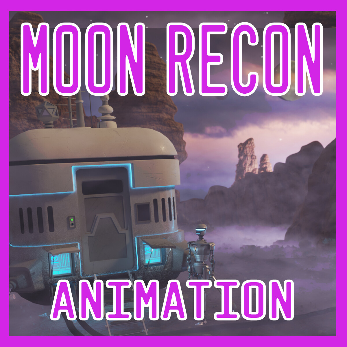 ArtStation - Moon Recon - Animated
