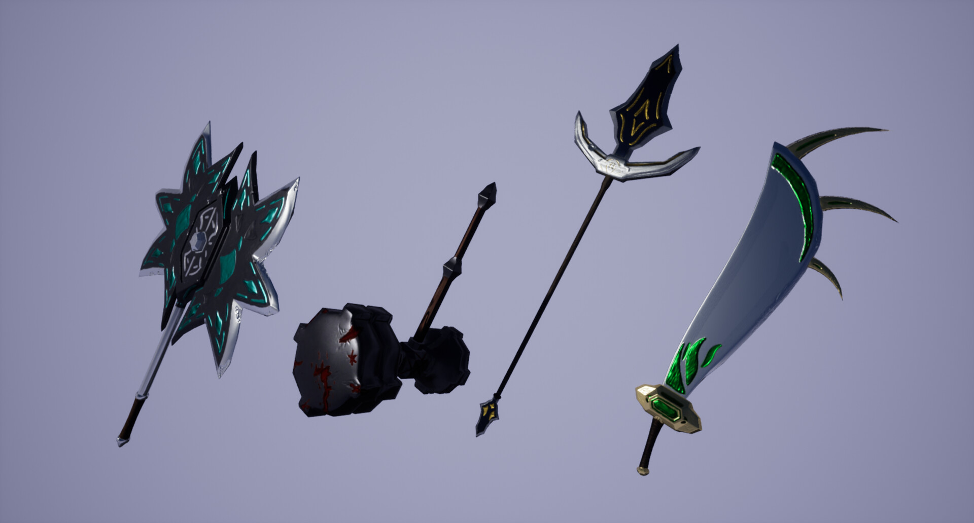 ArtStation - Darksiders Weapon Set