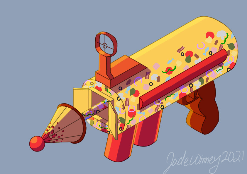 ArtStation - Pizza Gun Prop
