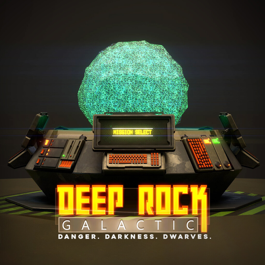 ArtStation - Mission Select(Deep Rock Galactic Prop)