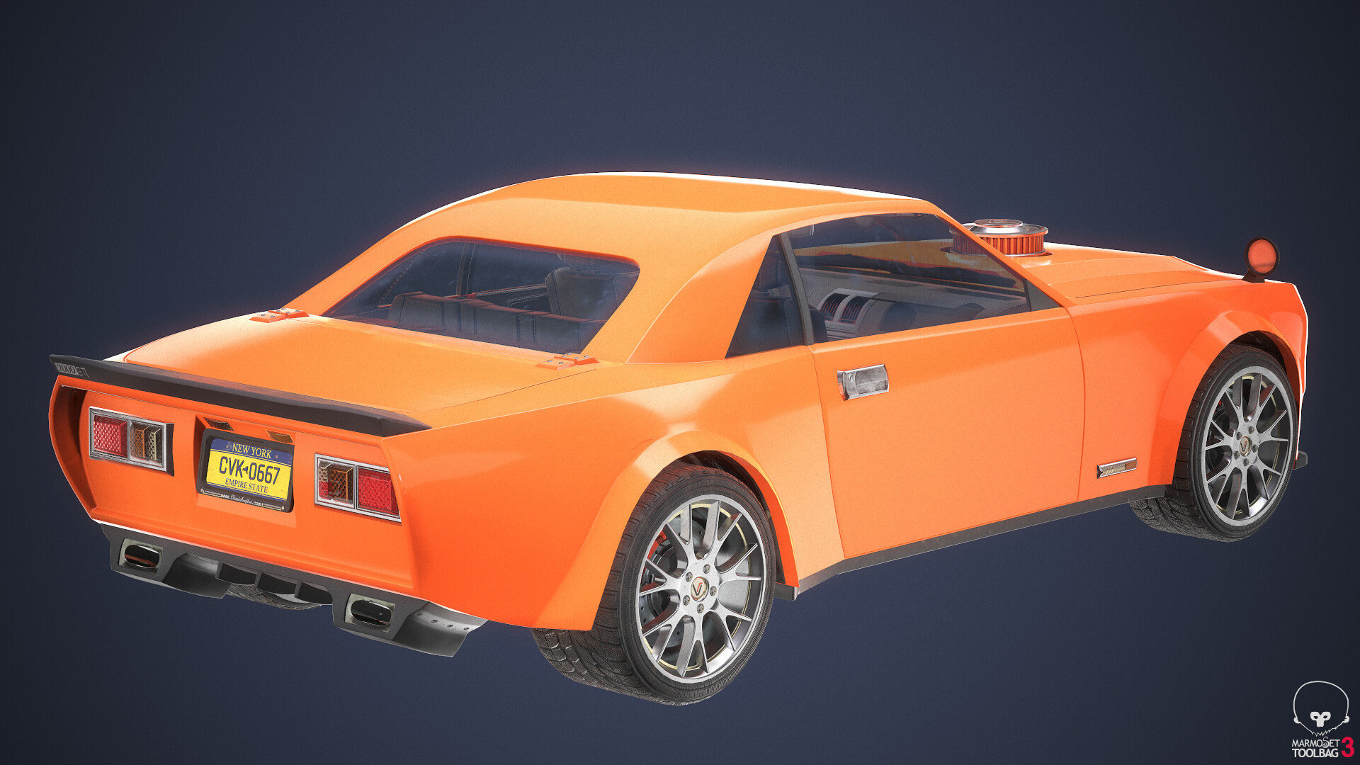 ArtStation - Muscle Car Concept