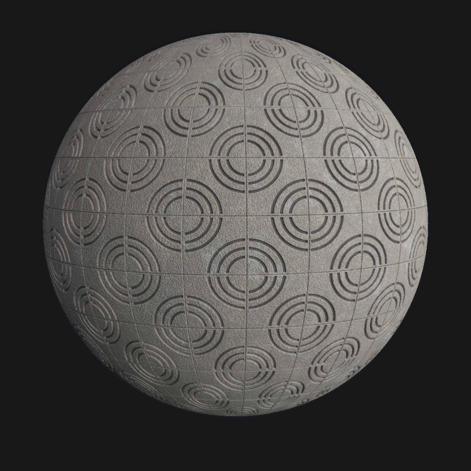 ArtStation - Rounded concrete floor tiles
