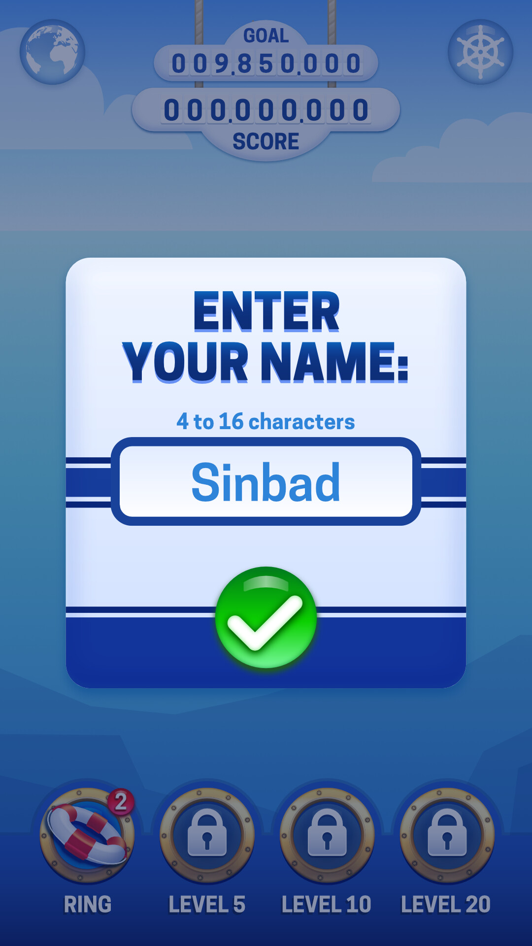 Inès Robin - Nautic Game UI/UX Practice