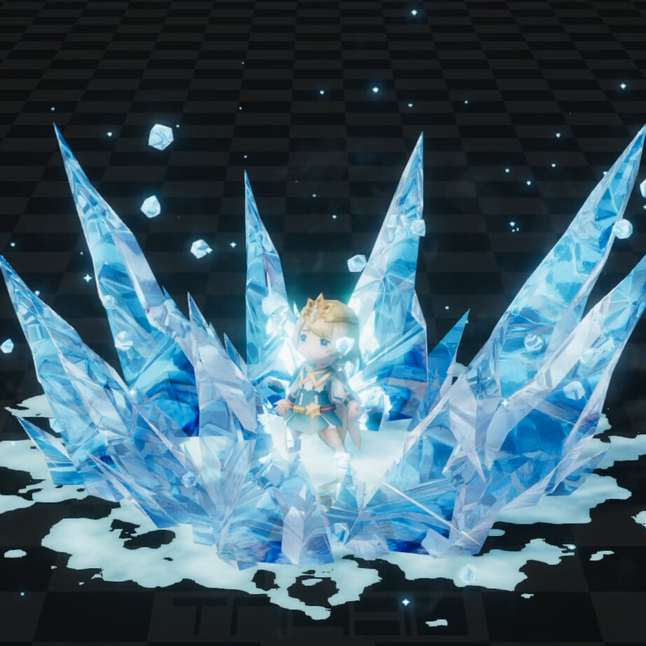 ArtStation - Ice attack VFX