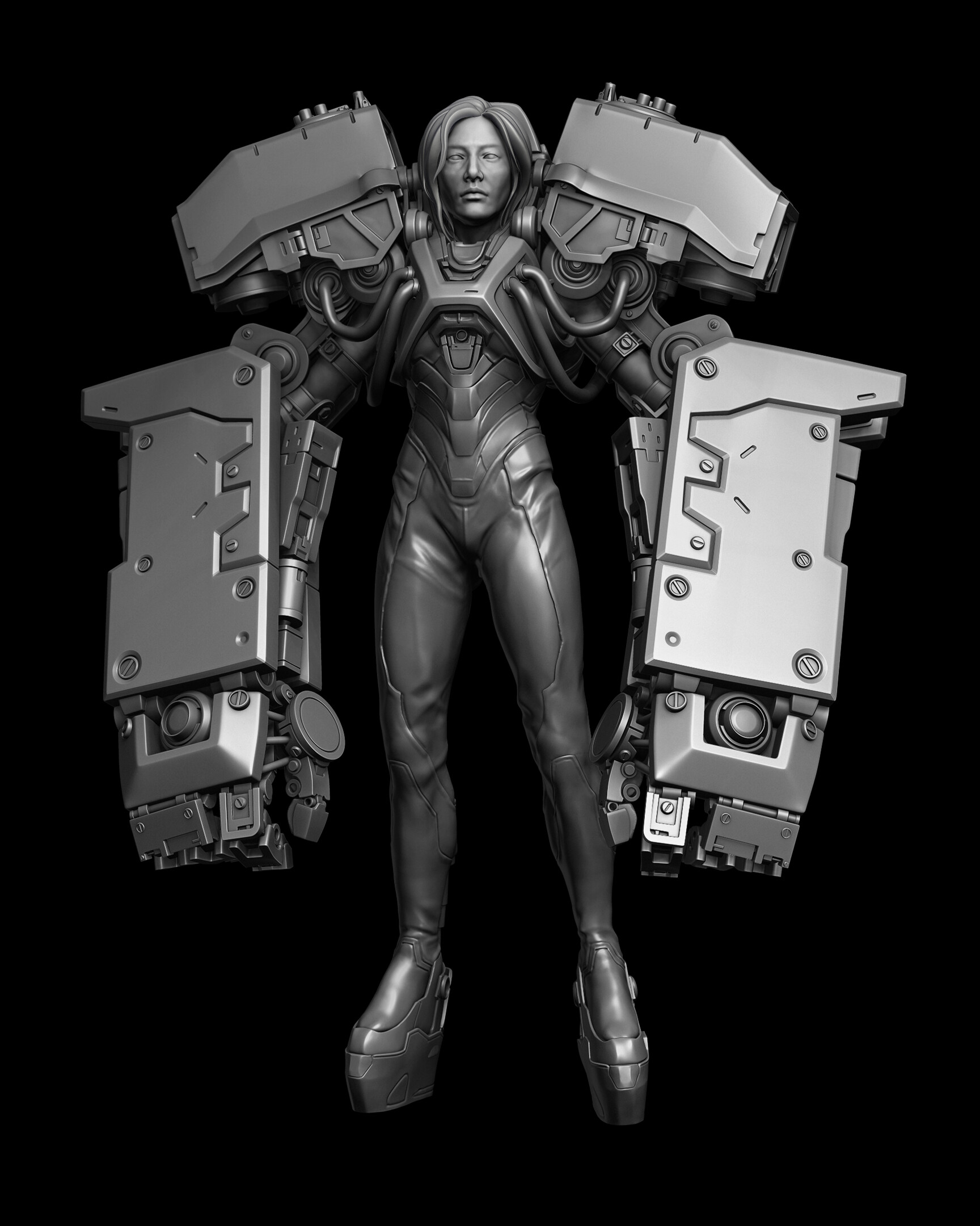 ArtStation - Mech Suit (WIP)