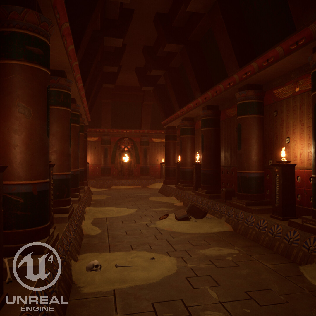 ArtStation - Tomb Kings Hallway