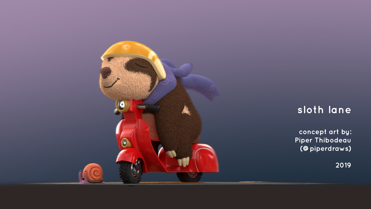 ArtStation - Sloth Lane.