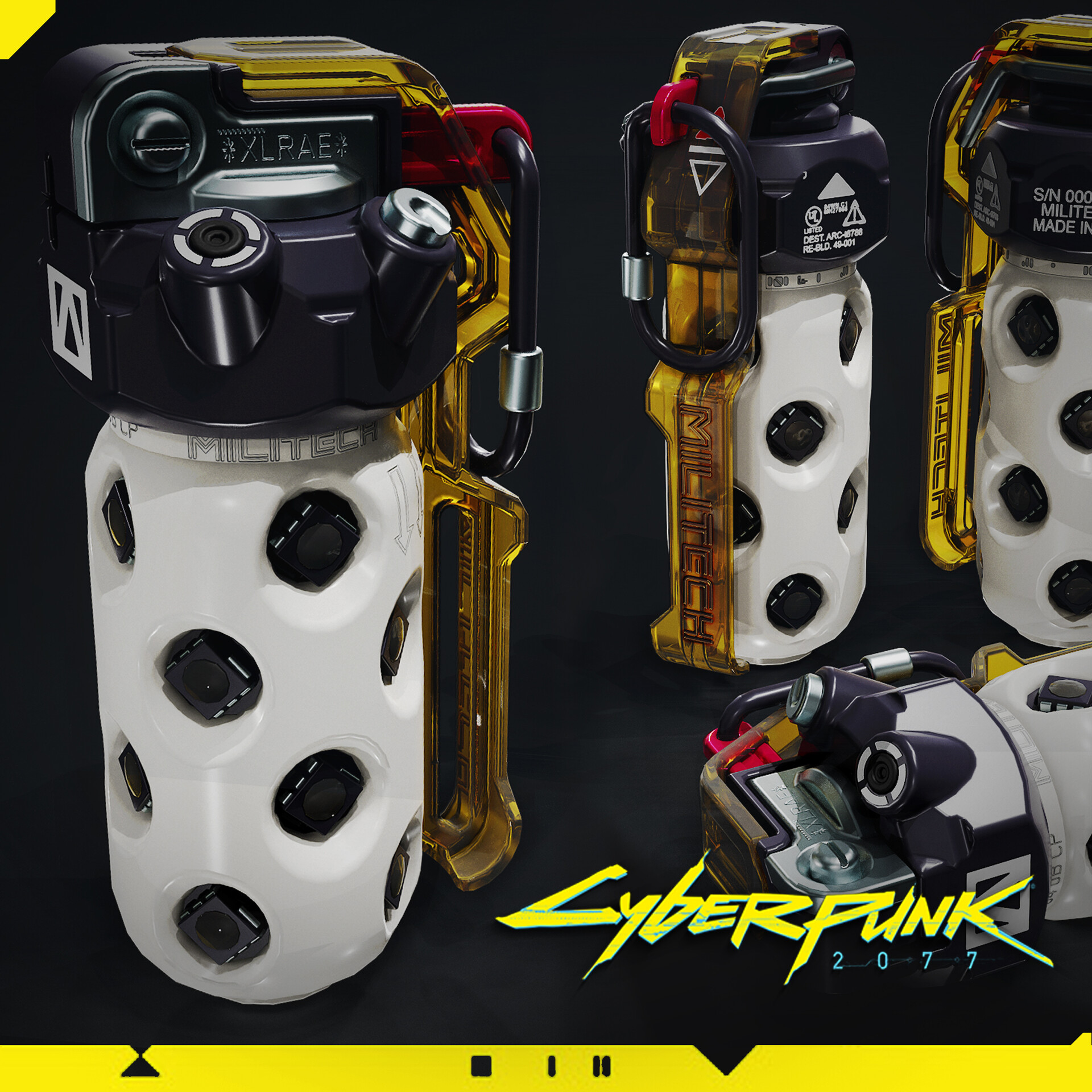 ArtStation - Cyberpunk - Grenades #1