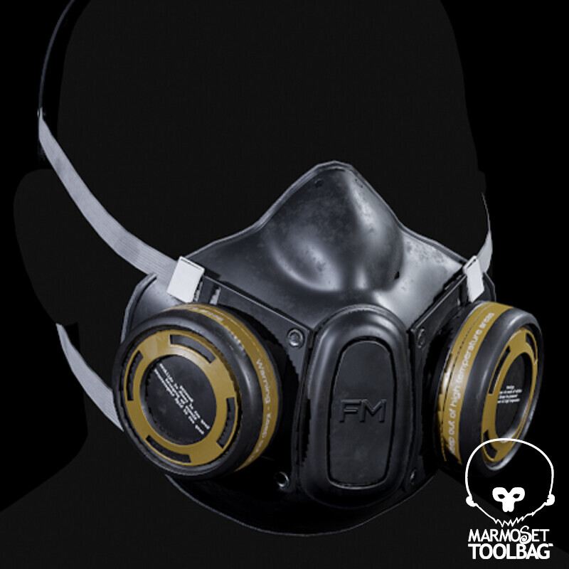 ArtStation - Prop Asset - Gas Mask