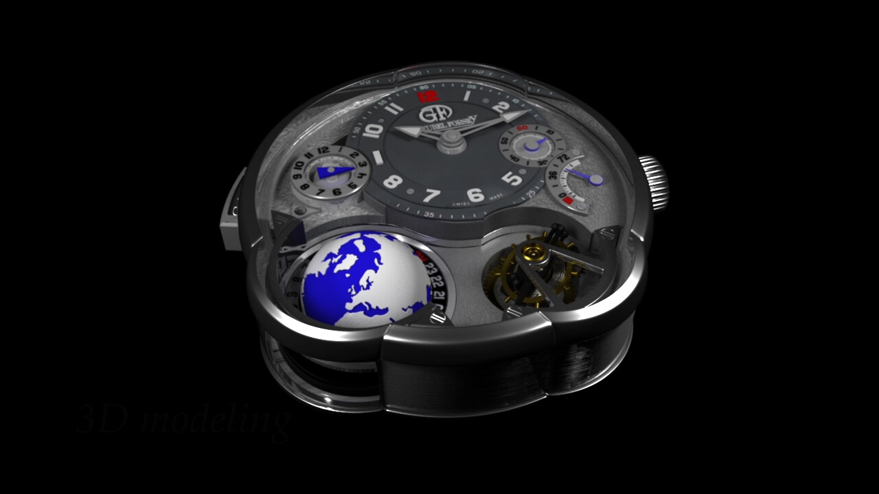 ArtStation - Watch 3D modeling and breakdown