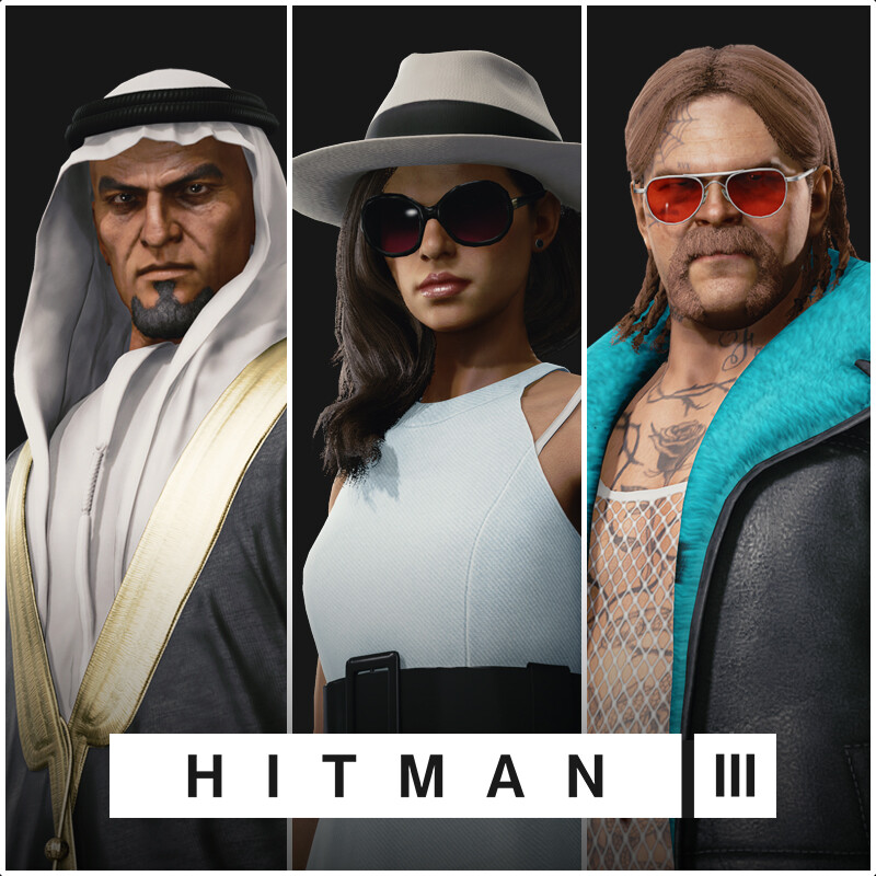 ArtStation - HITMAN III - Unique Characters