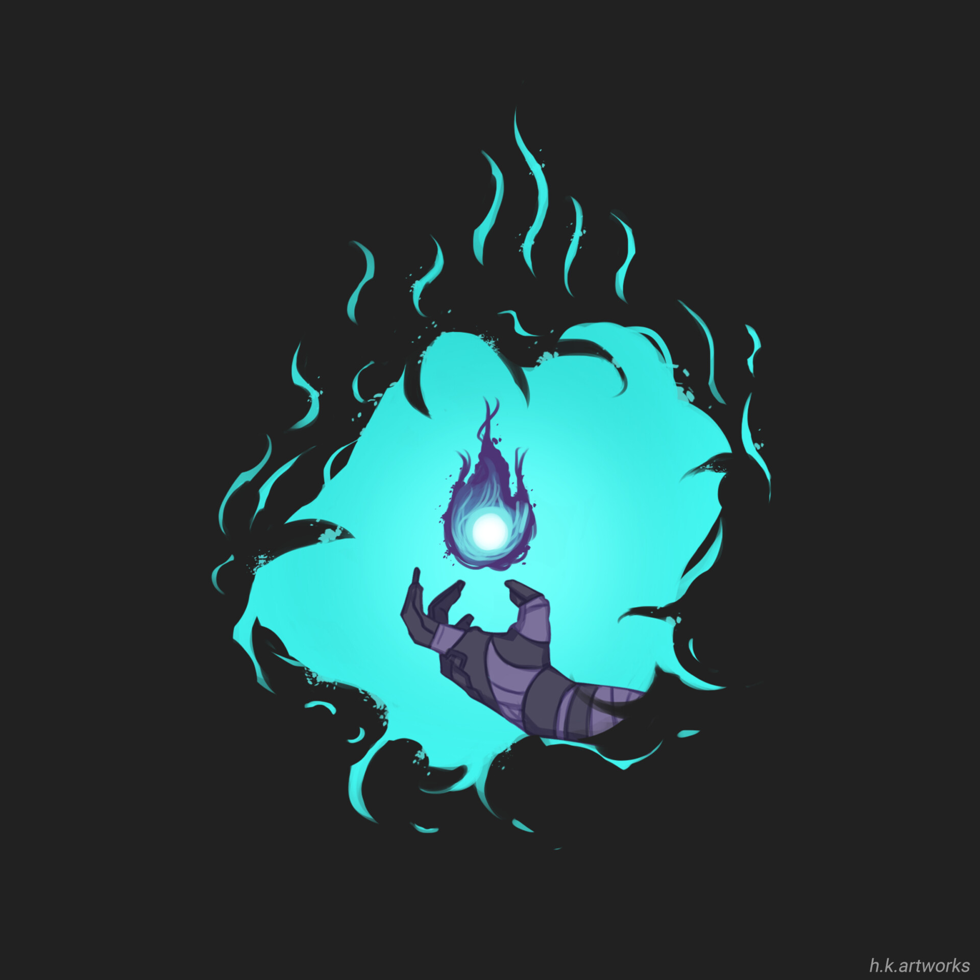 ArtStation - Portal Flame : Omen Valorant Fan-Made Spray