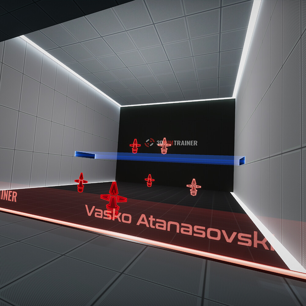 ArtStation - Futuristic Minimal Shooting Range