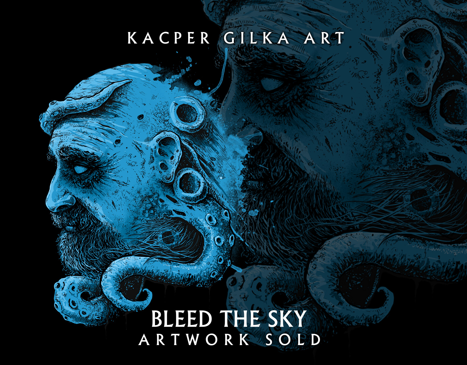 ArtStation - POSEIDON - Artwork SOLD To Bleed The Sky Band