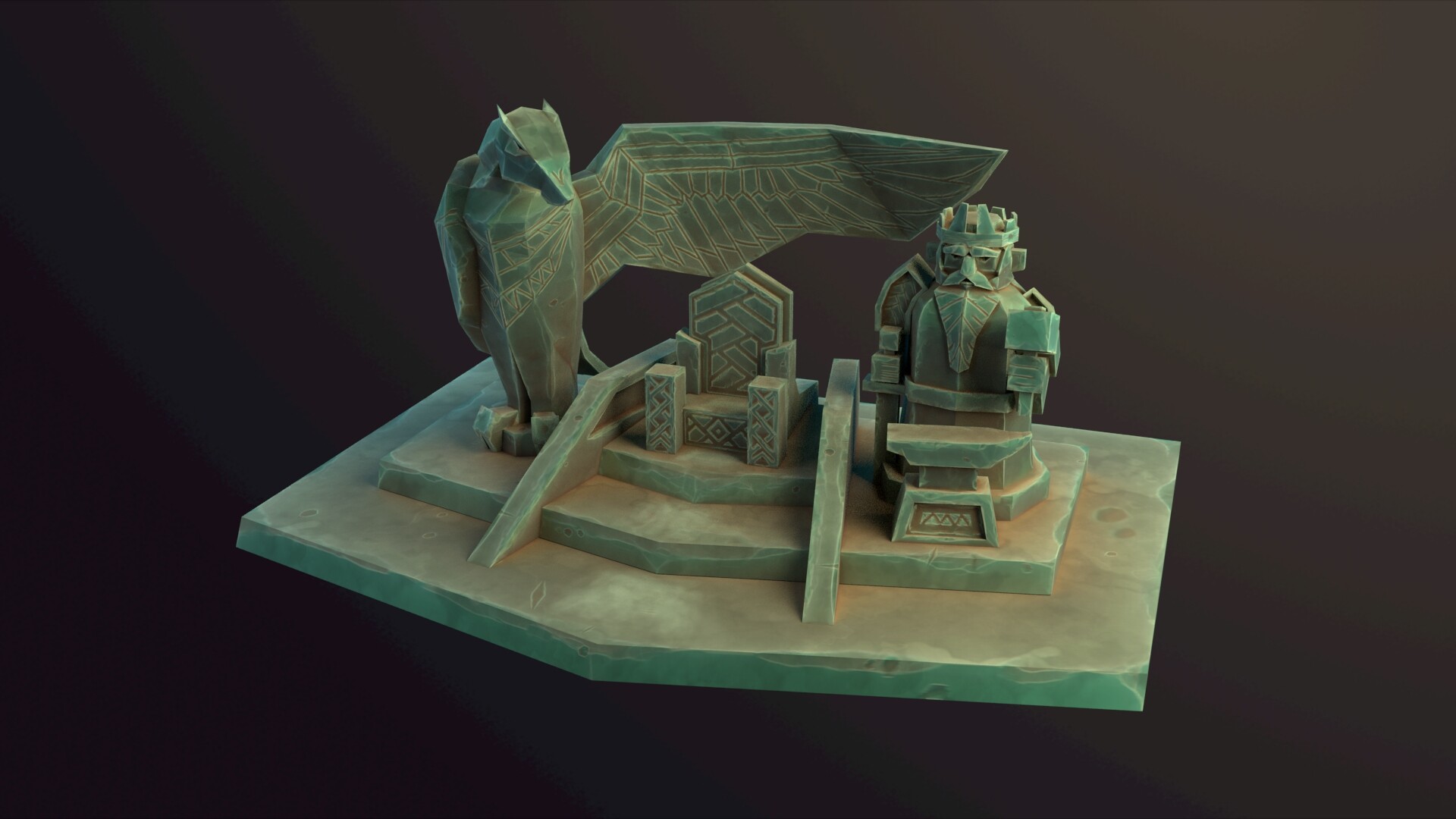 ArtStation - Throne of the Dwarf Kingdom