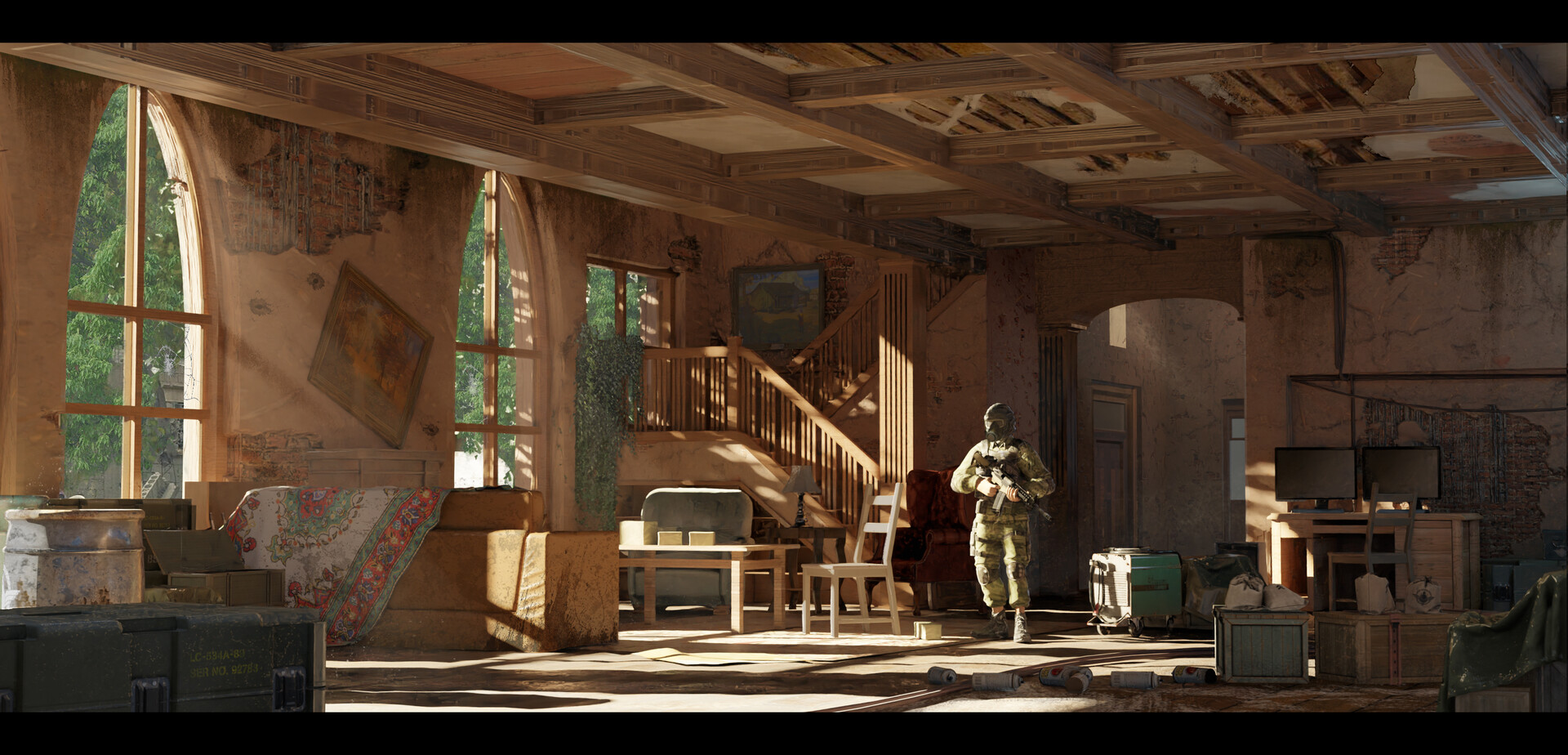 ArtStation - Last Of Us part II - Advanced Interior Design