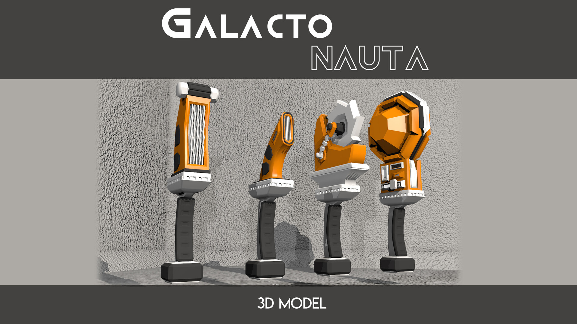 ArtStation - Sci-fi Tools - Galactonauta (Game)