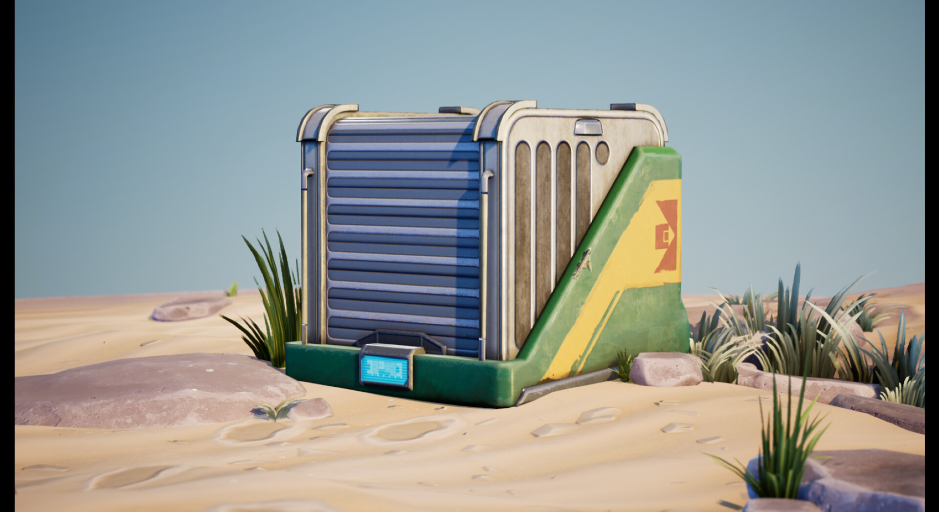 ArtStation - Stylized Sci-Fi Container