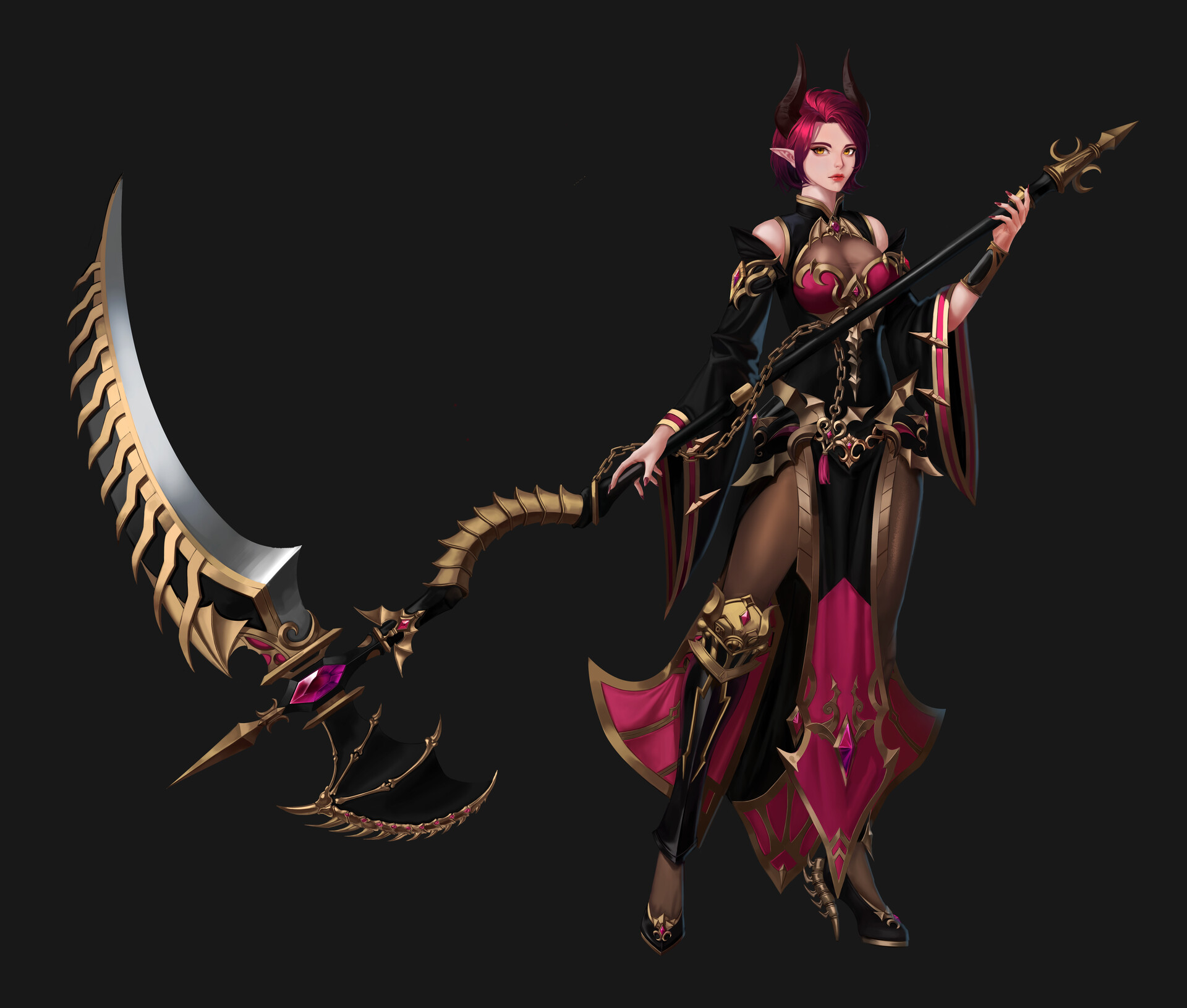 ArtStation - Demon girl