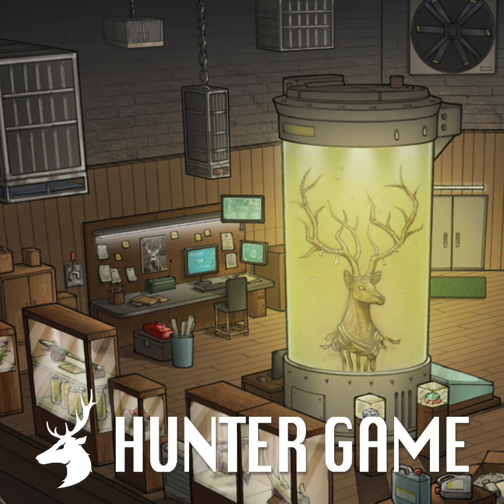 ArtStation - HUNTER GAME - cellar