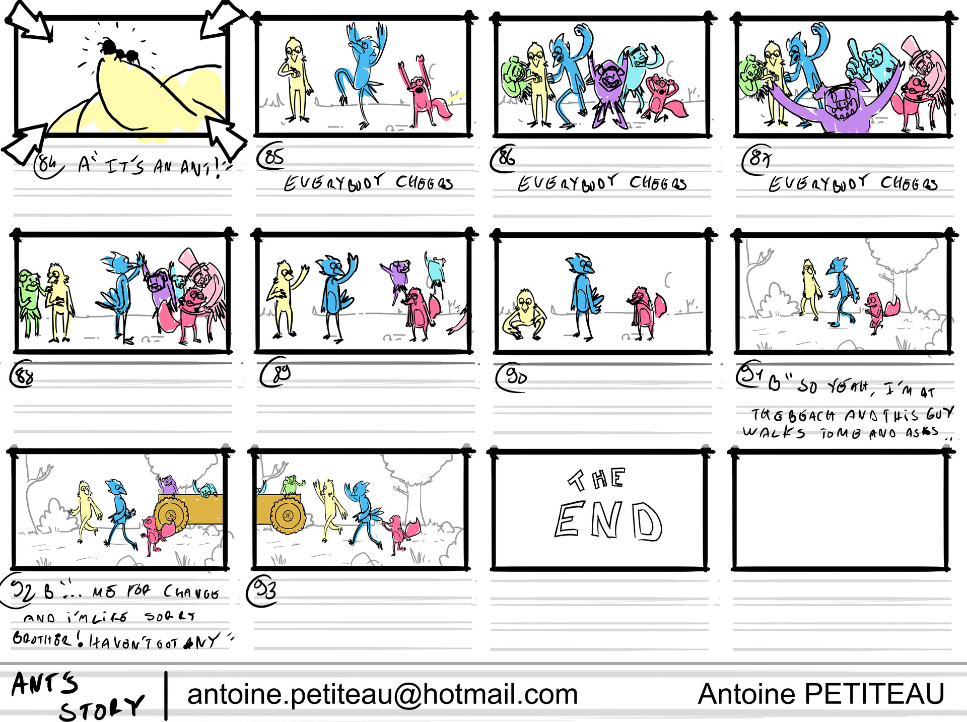 ArtStation - Ant's Story - Storyboards