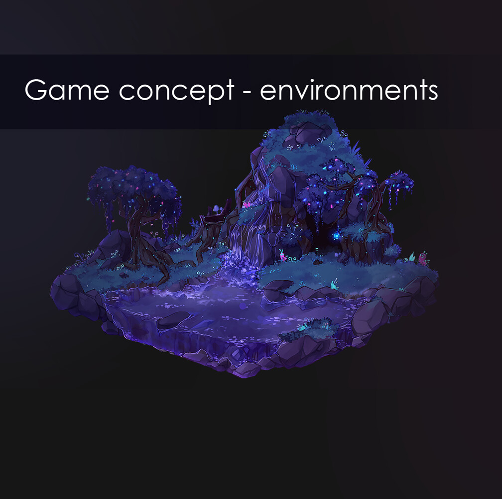 ArtStation - BIOMES - Game concept - environment explorations