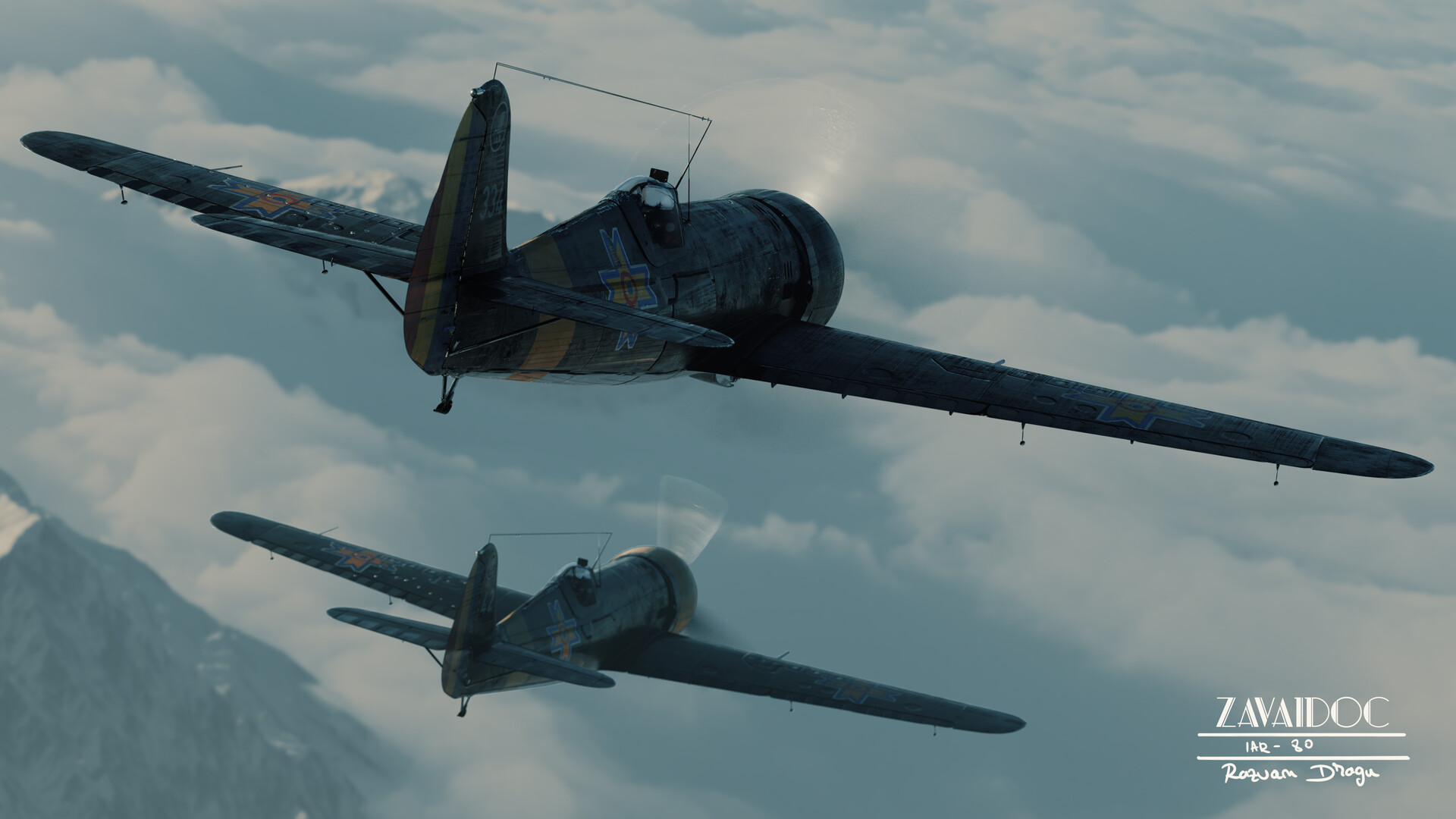 ArtStation - IAR-80 WW2 Aircraft models