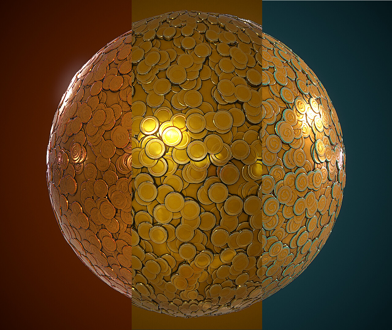 ArtStation - Stylized Coins Material - Quixel Mixer