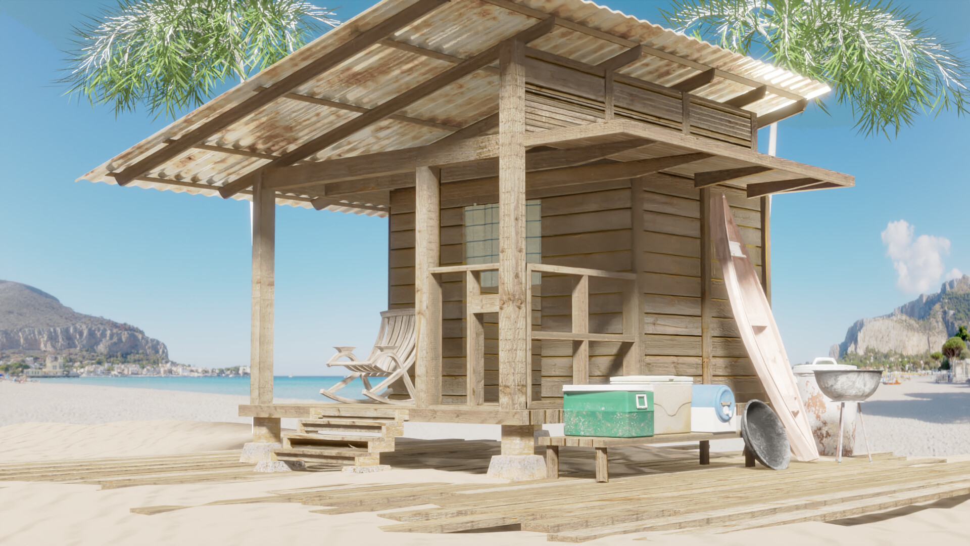 ArtStation - Beach Shack