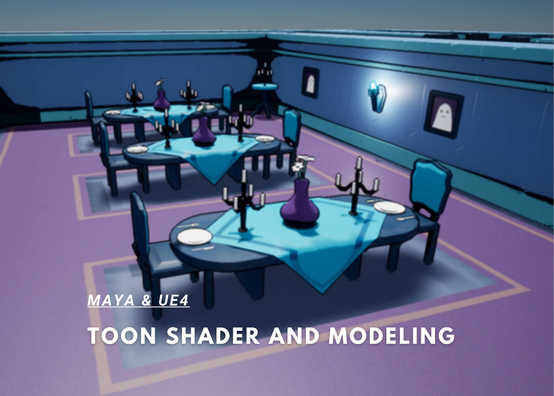 ArtStation - Toon shader and stylized modeling - UE4 - Maya