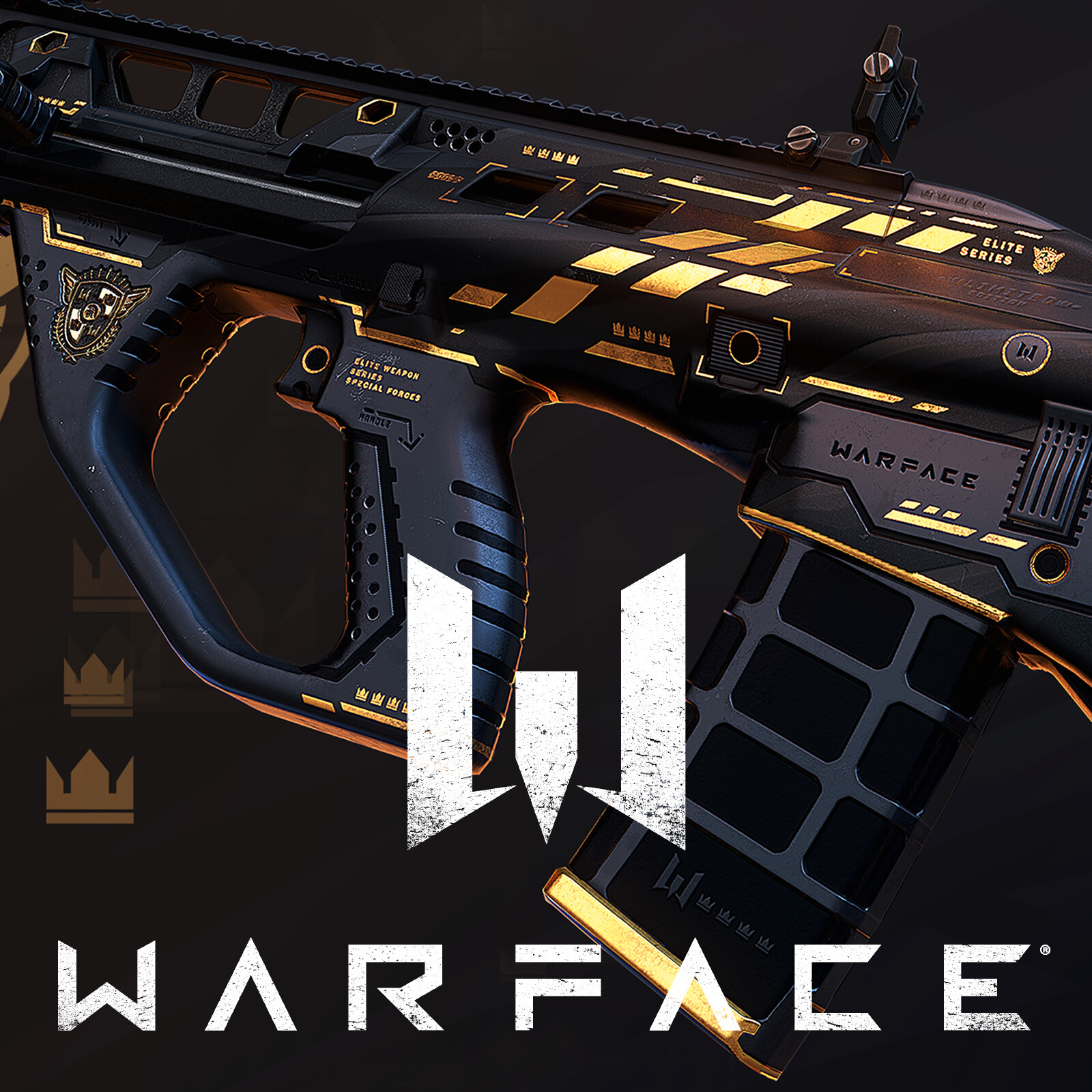 ArtStation - WARFACE | New "Crown" Elite skin for Weapon