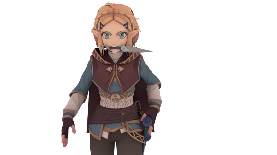 ArtStation - Zelda Rig Renders