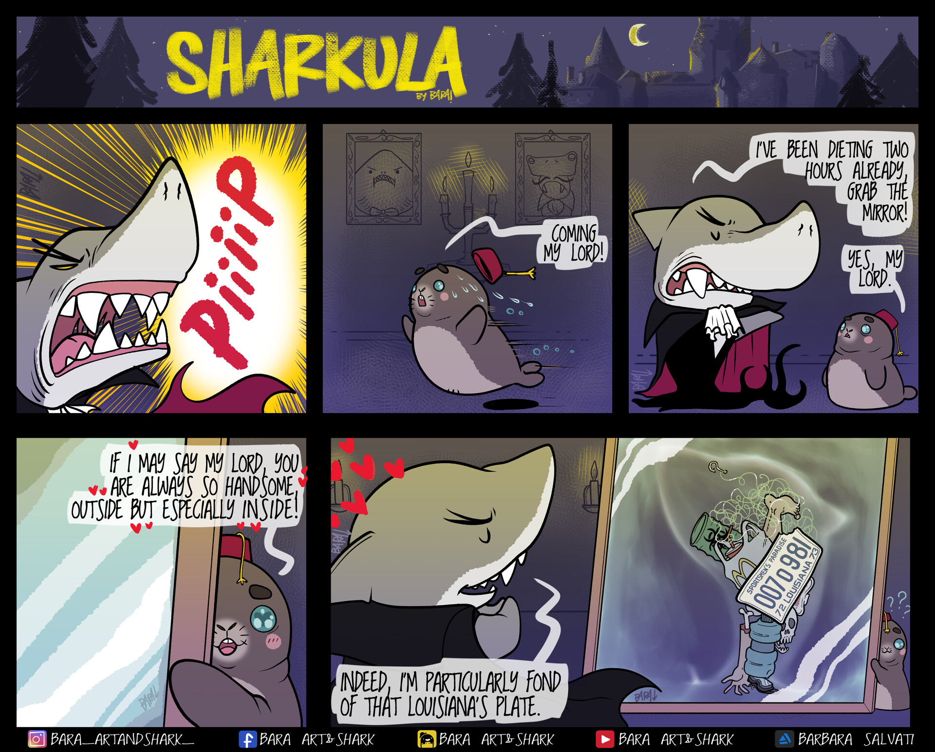 ArtStation - Comic SHARKULA #01