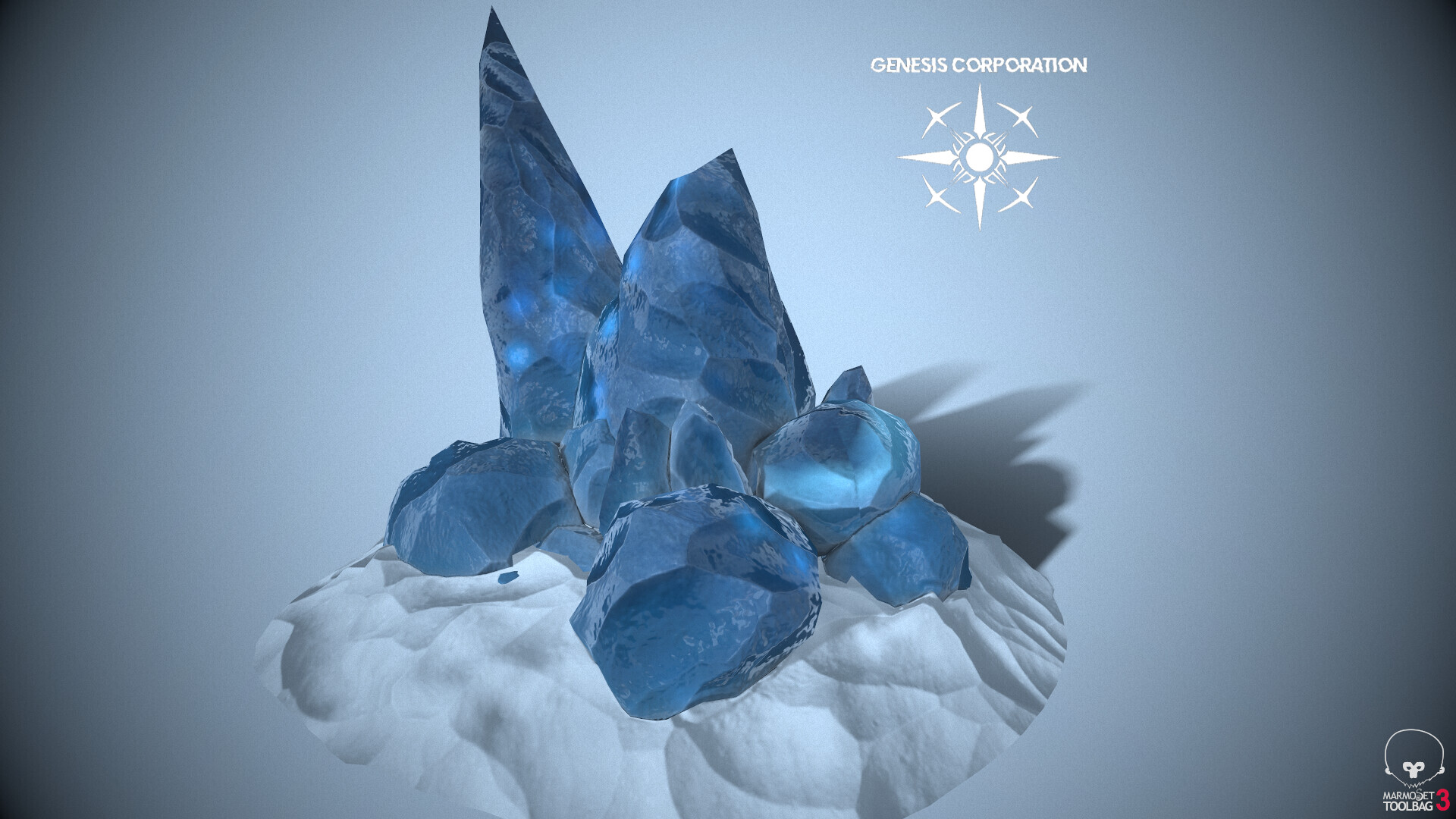 ArtStation - Ice Rock (Props)