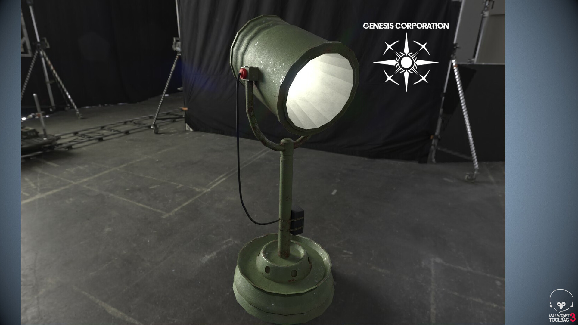 ArtStation - Army spotlight - 3D Props