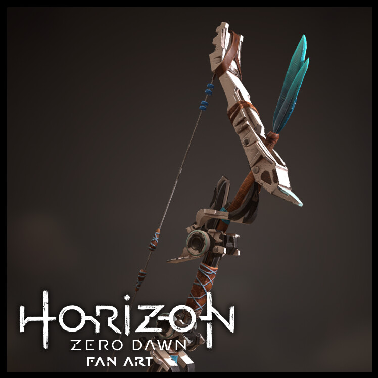 ArtStation - Aloy's Bow Horizon Zero Down Fan Art