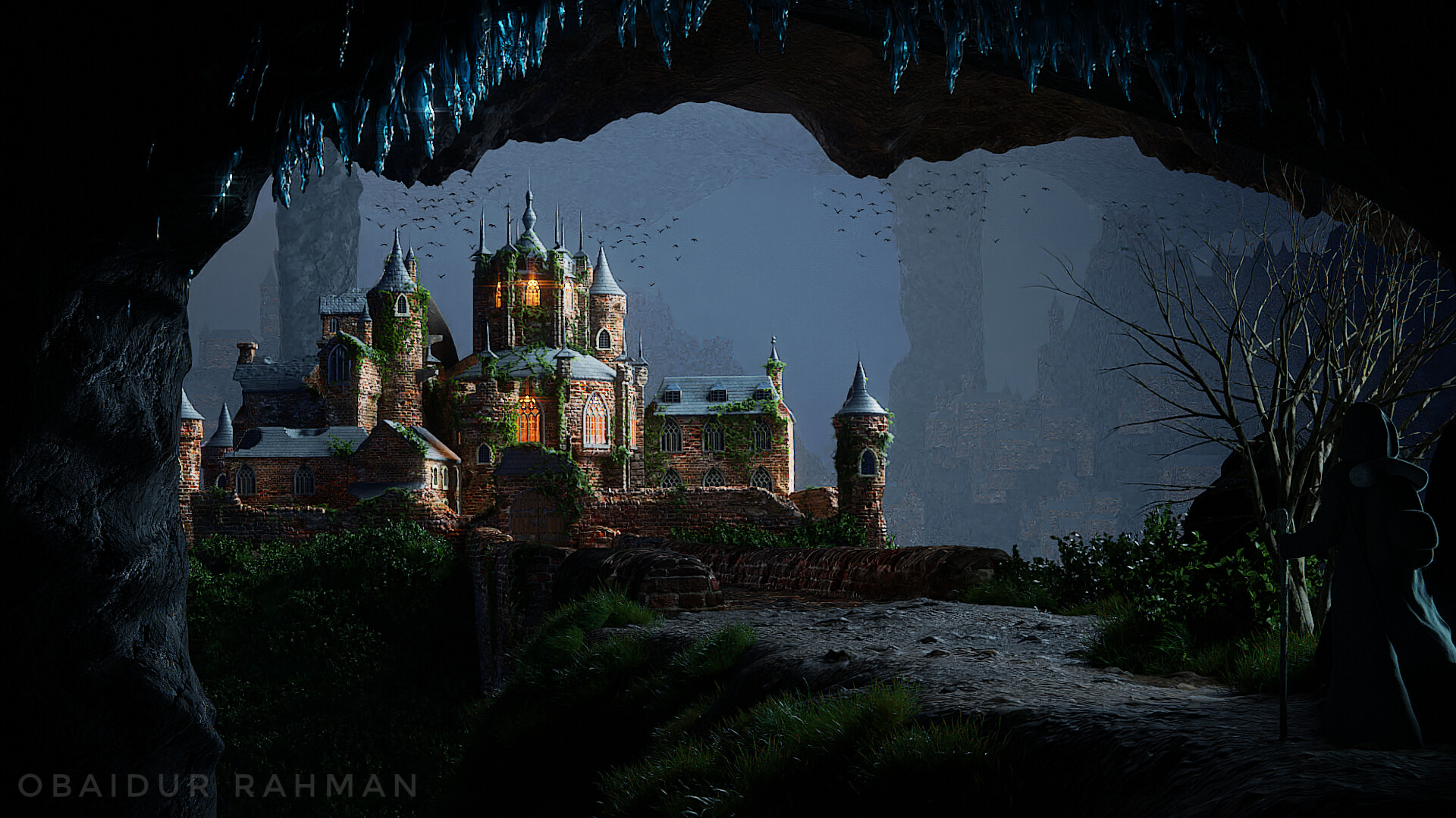 ArtStation - The Underground Castle by Obaidur Rahman