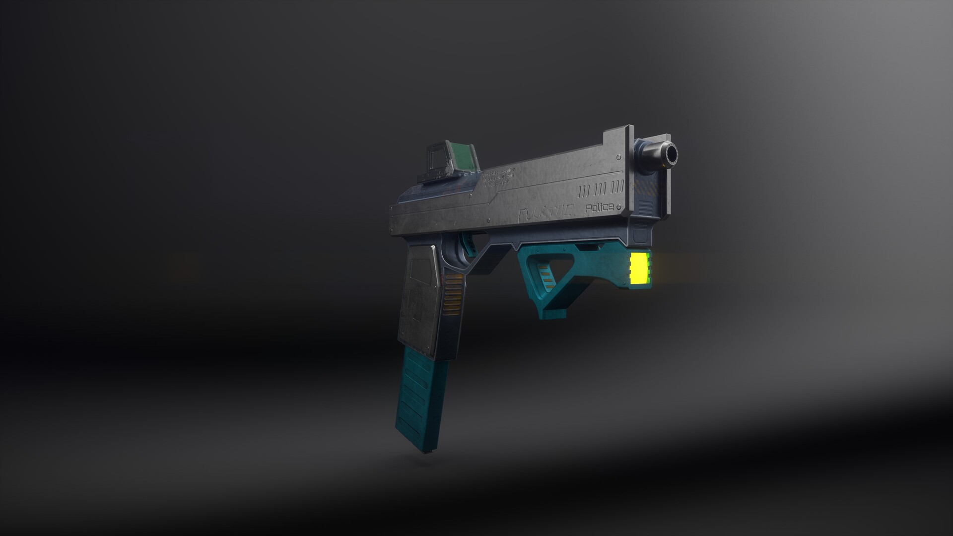 ArtStation - Criminal police pistol