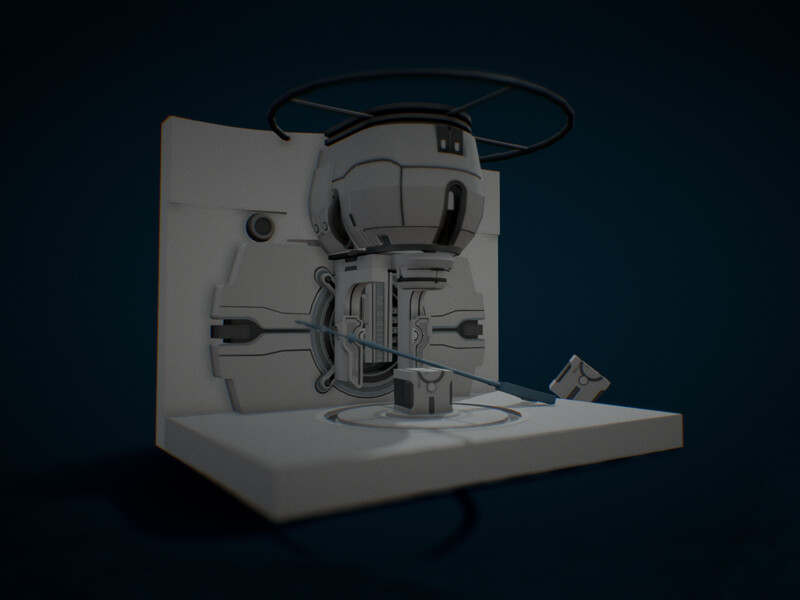 ArtStation - Draft model (based on Warframe)