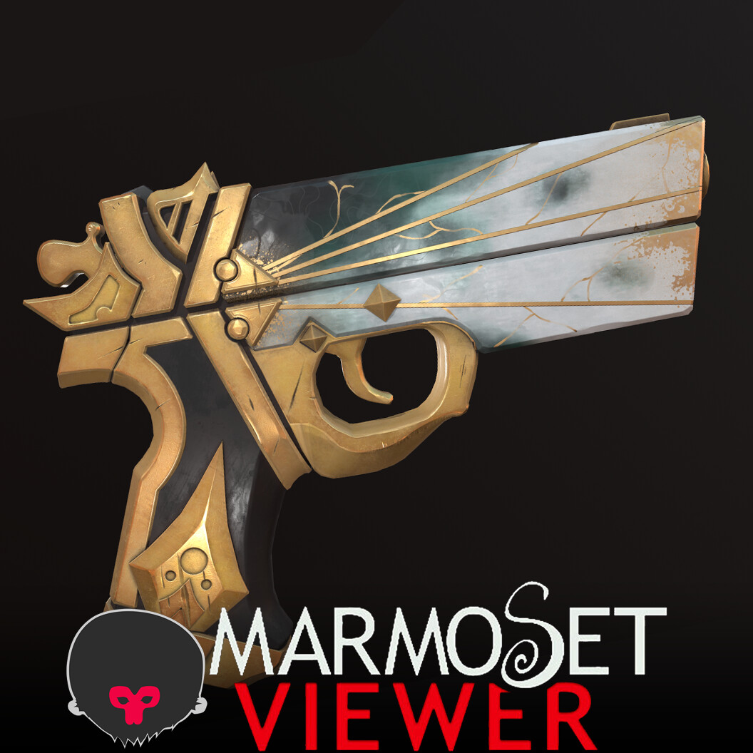 ArtStation - Senna Skin - Valorant Classic Handgun