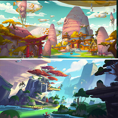 ArtStation - Cartoon environment concept