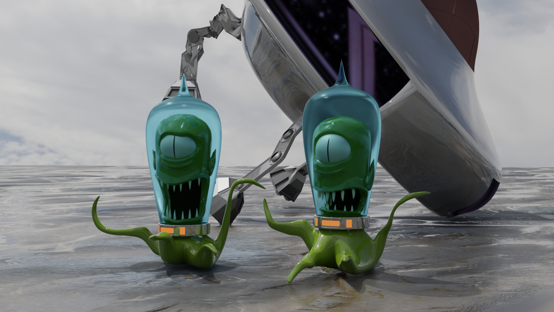 ArtStation - Kang y Kodos