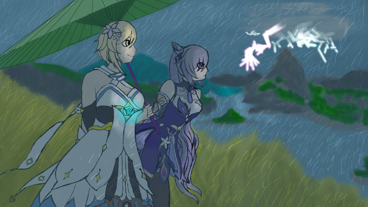 ArtStation - Lumine & Keqing | Genshin Impact