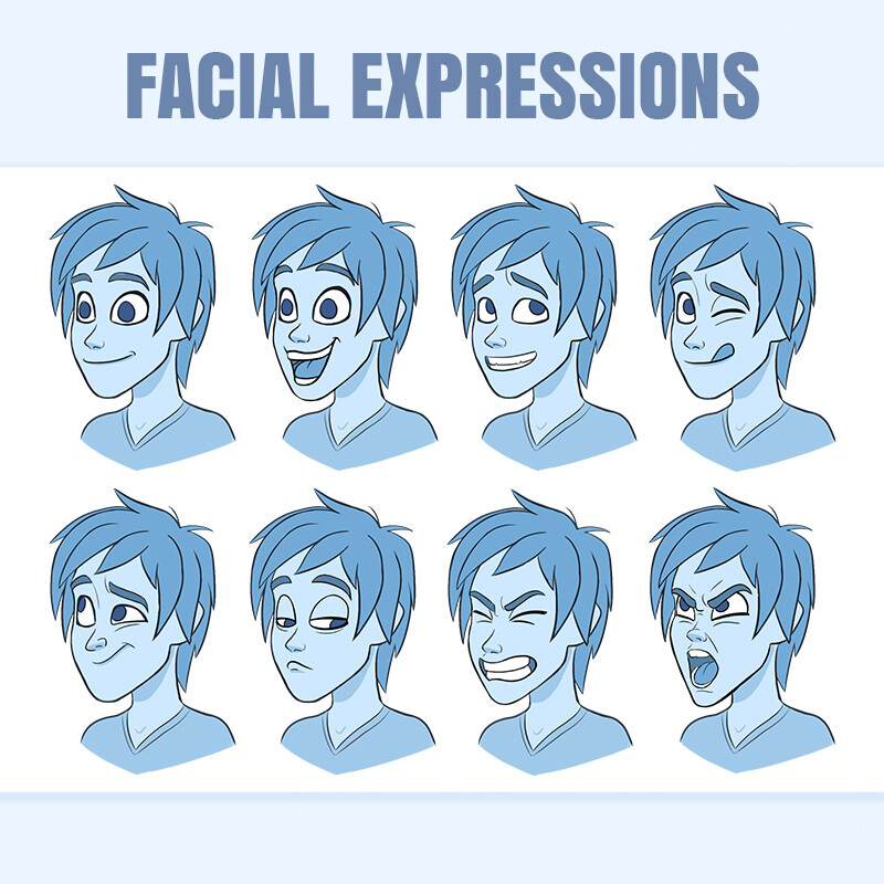 ArtStation - Facial Expressions