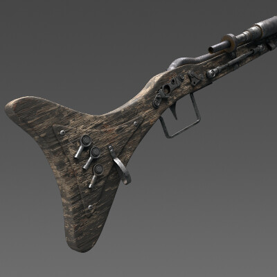 ArtStation - Cycler Rifle - 3D Model