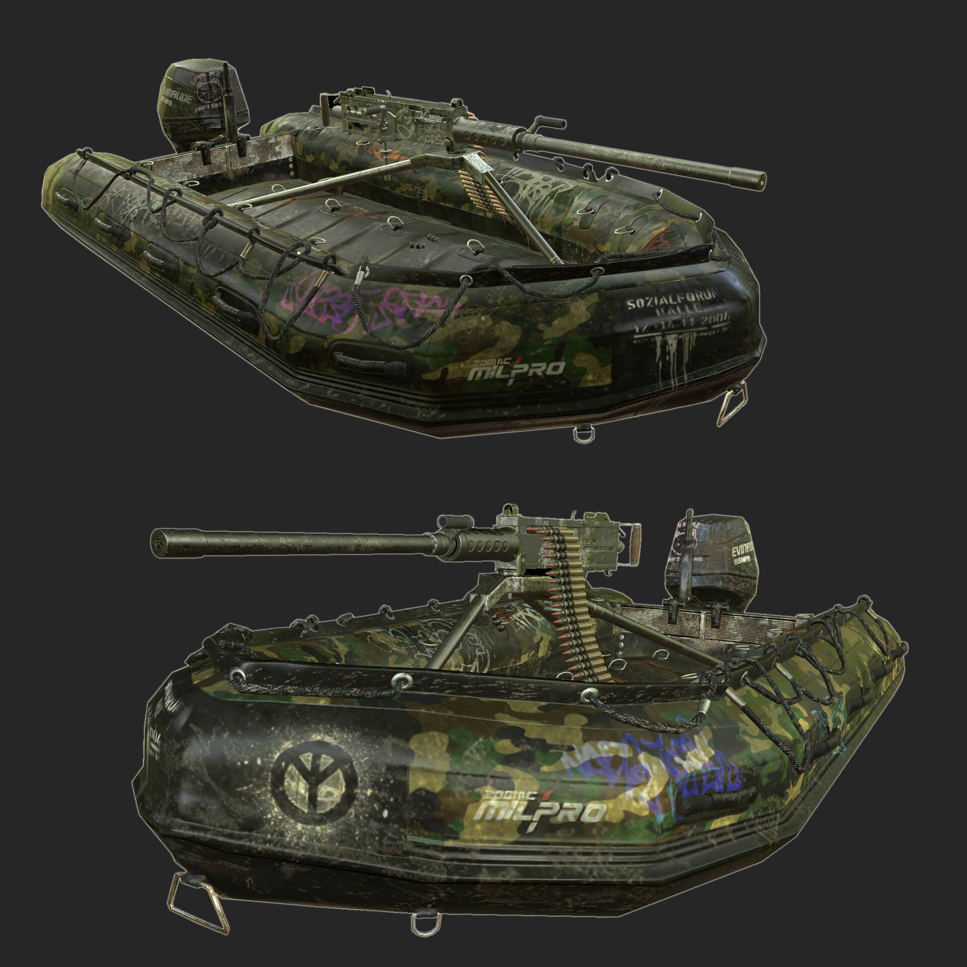 ArtStation - Rubber Boat