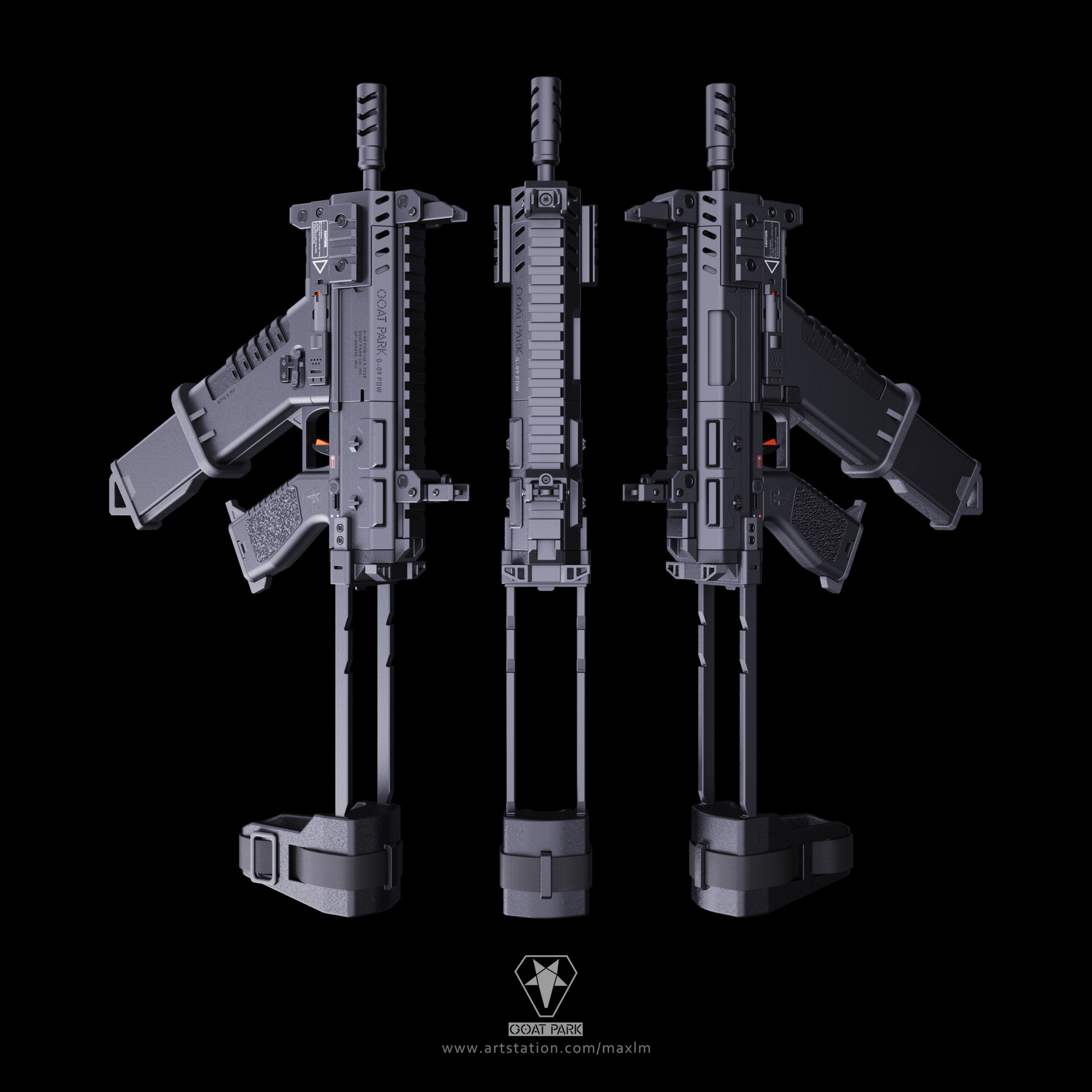 ArtStation - G-09 PDW 5.7 x 28 - Basic
